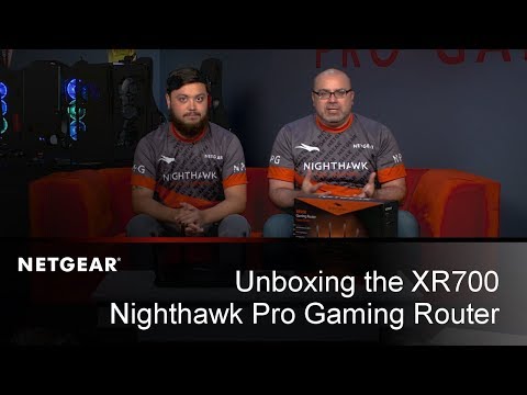 Unboxing the Nighthawk Pro Gaming XR700 WiFi Router | NETGEAR