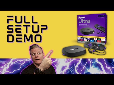 Roku Ultra Streaming Device HD/4K/HDR/Dolby Vision with Dolby Atmos - Full Setup
