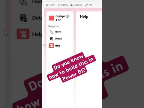 Just dropped a new #powerbi #tutorial build the ultimate page navigation in under 30 minutes