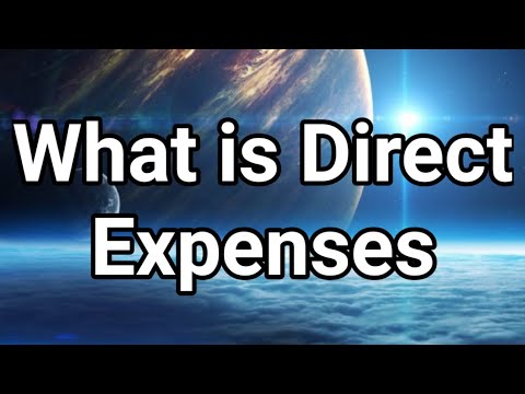 What is Direct Expenses. Urdu/ English