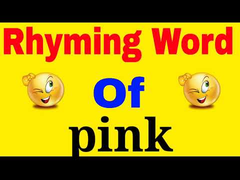 Pink ka rhyming word | 2 Rhyming words of Pink | Pink ka rhyming word kya hai
