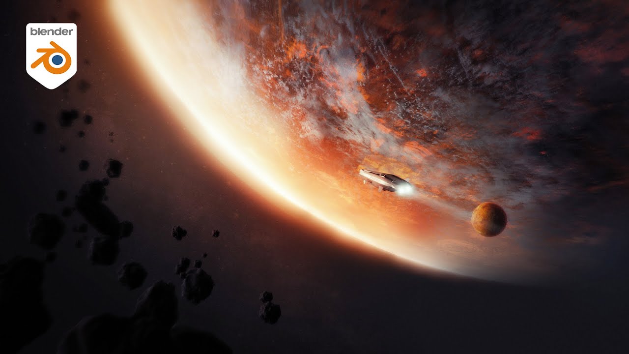 Create a Sci-Fi Artwork - Blender Tutorial