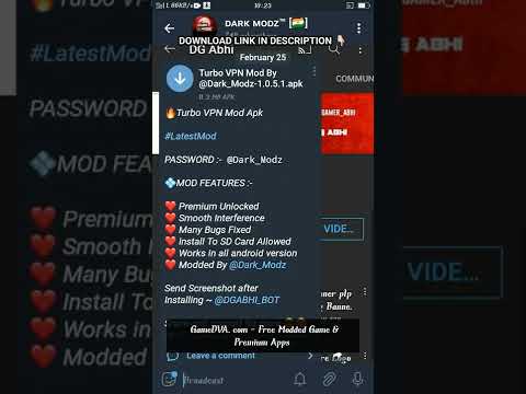 Turbo Vpn Mod Apk || #modapk #shorts