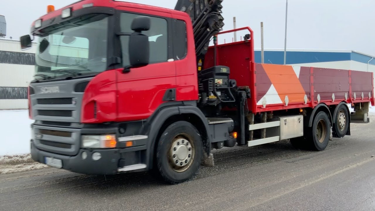 Kranbil Scania P420, Mariestad, Klaravik auktioner
