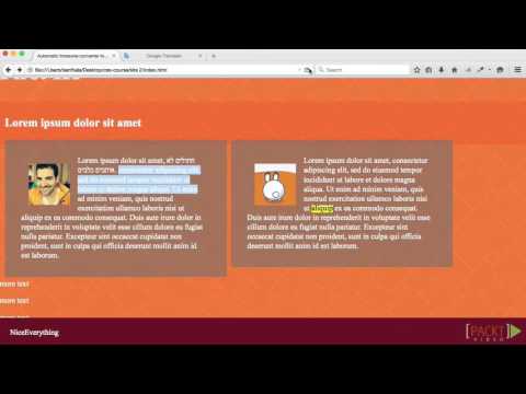 Learn Learning CSS Dealing with Bi directional Paragraphs | packtpub com - Mind Luster