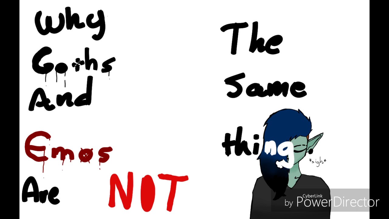 Why Goths And Emos Are Not The Same Thing