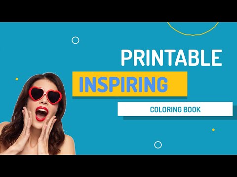 🌹🌹 Printable Coloring Book PDF ✨✨ Inspirational Quotes Coloring Sheets Printable Video 🌺 🌺
