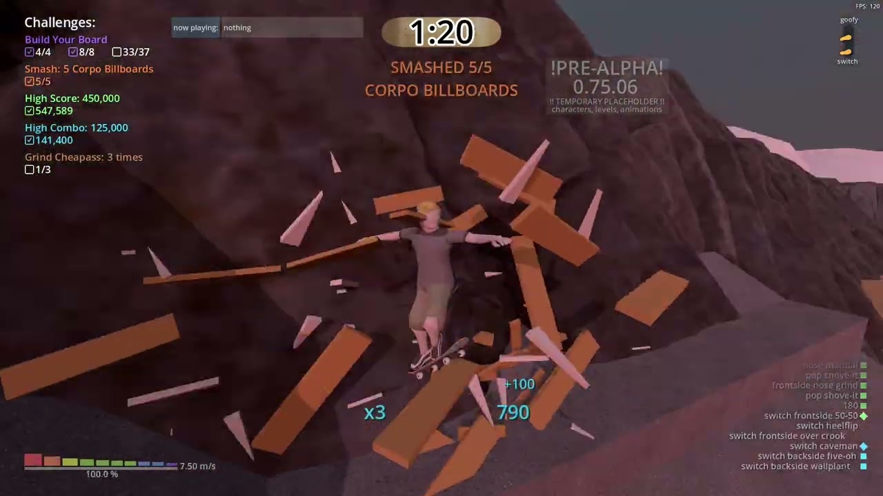 cheapskate - full 3.5 min challenge run (new system)