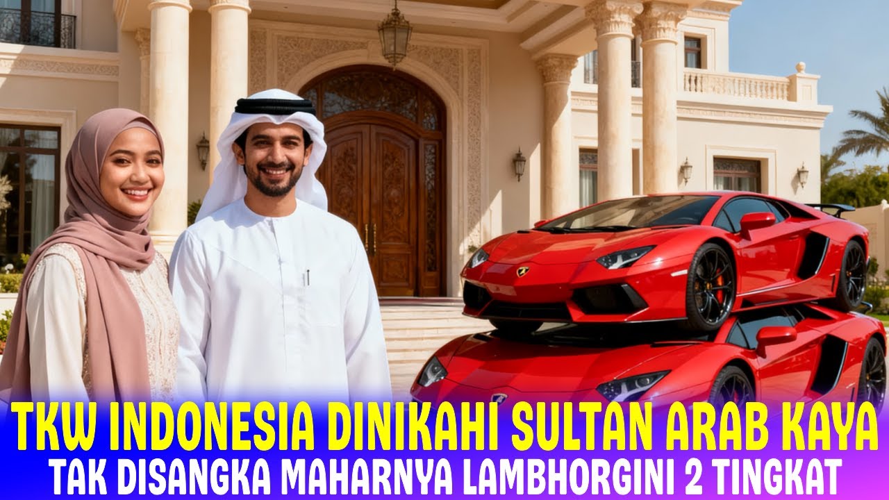 VIRAL‼️ Indonesian Migrant Worker Married to Rich Arab Employer, Wedding Dowry Unexpectedly: Two ...