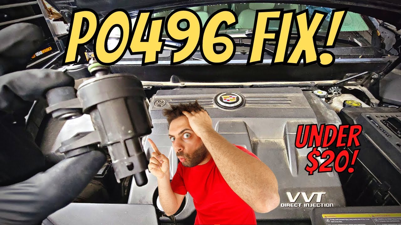 P0496 Fix! Cadillac SRX Evap Purge Valve Replacement | DIY