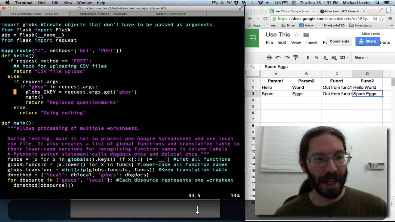 Jinja2 Templates Hello World in Python Flask Web Framework
