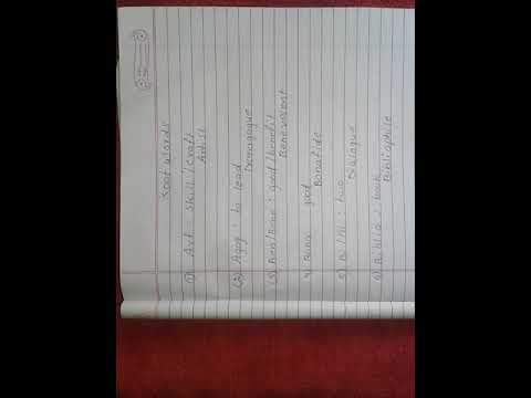 Important Root Words @LAXMI DEOGAM