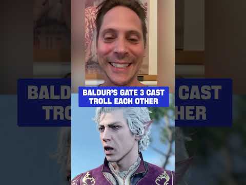 Baldur's Gate 3 Cast Troll Each Other