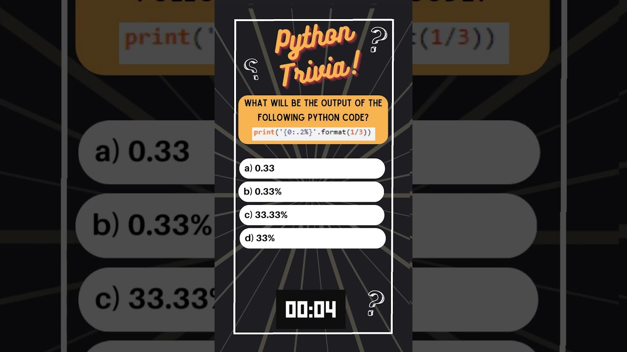 Python Trivia   String 82 #coding #python #techcommunity #shorts #trending #viral #datascience