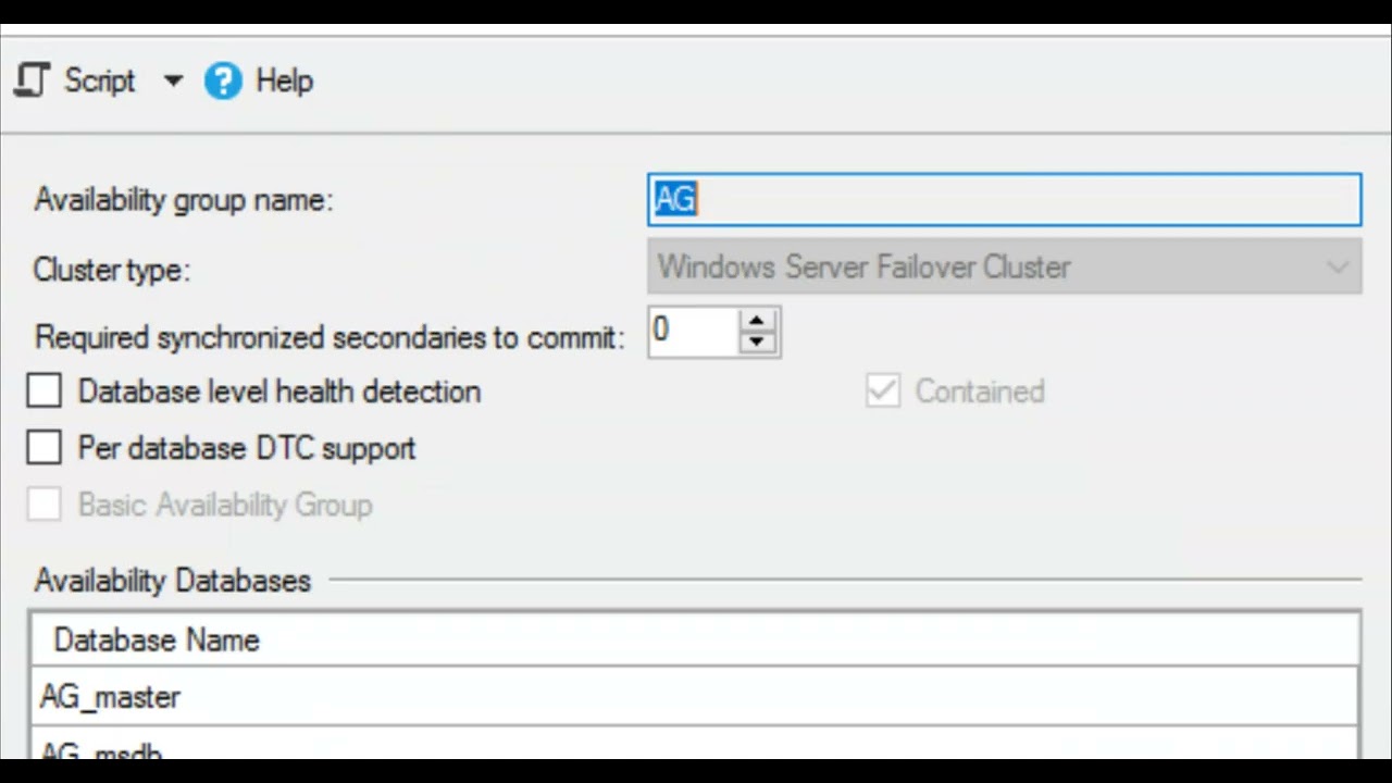 Microsoft SQL Server AOAG Contained AG in Multi-Subnet environment