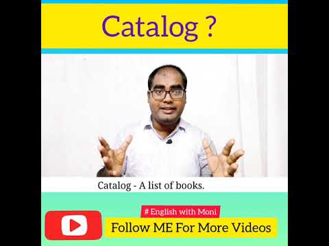 #shorts || Catalog Meaning in Bengali || Daily practice English ||