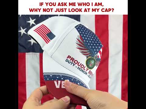 Classic Cap For Those Who Served! 🇺🇸✨ #shorts #veteran #military #veterans #usarmy #usaf #usnavy