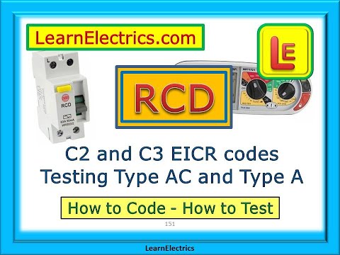 RCD – C2 and C3 EICR CODES and TESTING Type AC and Type A devices – THE DIFFERENCES