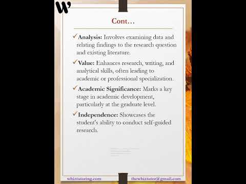 What is a dissertation?