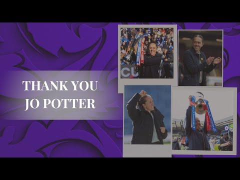 THANK YOU JO POTTER | "I want to win trophies for this club."