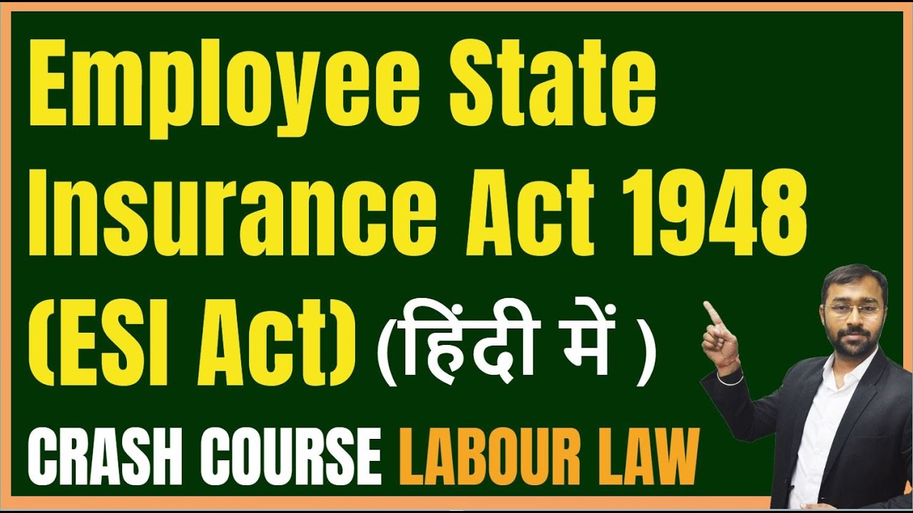 🔵Employee State Insurance Act 1948 (ESI Act) Explained with Calculation & Example