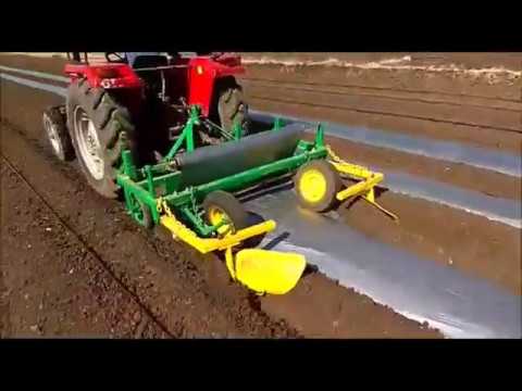 Plastic Mulch Laying Machine - Plastic Laying Machine Latest Price ...