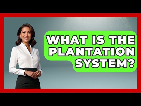 What Is The Plantation System? - The Caribbean Expert