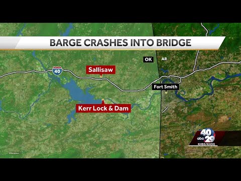 U.S.A. Another Bridge Targeted, Barge Crashes Into Bridge On Arkansas River