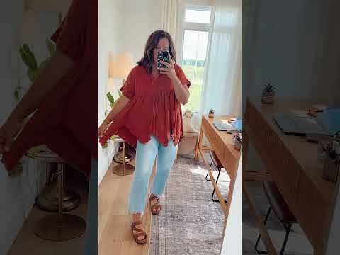 Well Known Boho Top - Burnt Orange from Birch & Bell Boutique.