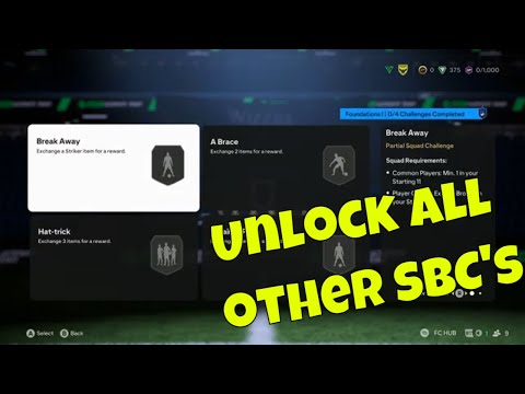 FC 25 - SBC - Foundations I - Break Away, A Brace, Hat-Trick and A Pair of Pairs.