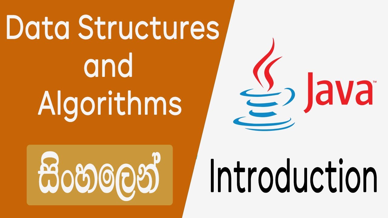 Data Structures and Algorithms in java - Sinhala - Introduction