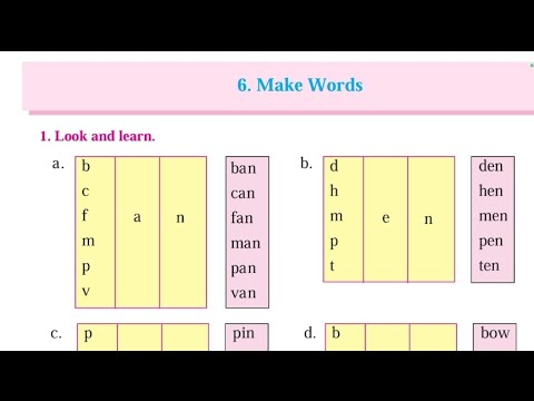 HOW TO FORM WORDS FOR KIDS? SIMPLE TECHNIQUE