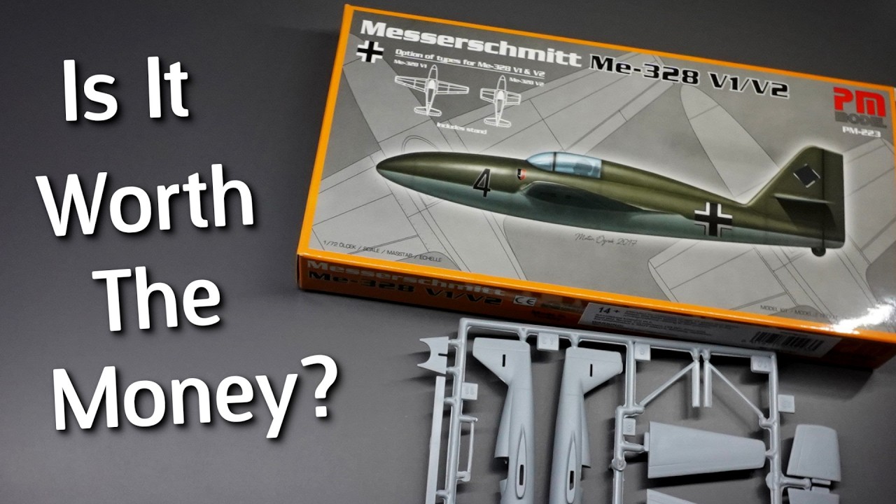 Not Much Plastic For The Price? PM Model Me-328 Plastic Model Kit in 1/72 Scale - Unboxing Review