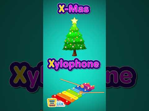 Learn Letter X | X for X-Mas | X for Xylophone 🎶 | ABC Song for Kids