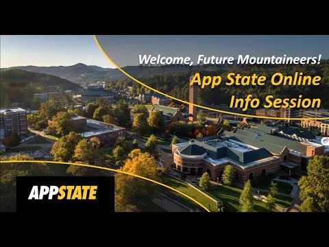App State Online Info Session Summer 2023