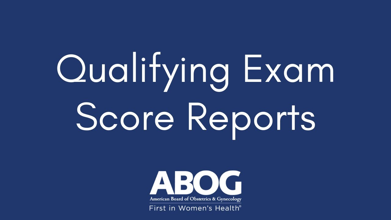 Score Reports Webinar