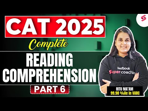 CAT 2025 Reading Comprehension | Reading Comprehension for CAT | CAT 2025 Preparation| Ritu Dudhoria