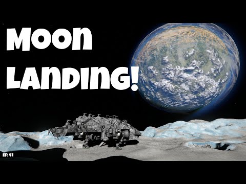 Moon Landing! - Space Engineers Let's Play - Episode 41