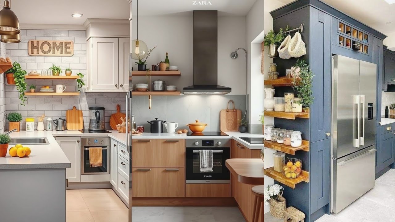Top 100 Smart Kitchen Ideas for 2025: Space-Saving Hacks & Clutter-Free Organization#smallkitchen