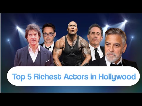 Top 5 Richest Actors in Hollywood | Hollywood actors and movies | English Facts |Interesting World |