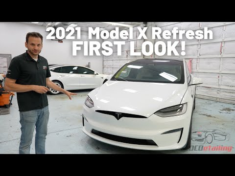 Tesla Model X refresh gets in-depth exterior and interior walkthrough ...