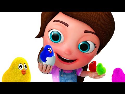 Learn Colors With Surprise Eggs – Colorful Chicks – Happy Snappy TV ...