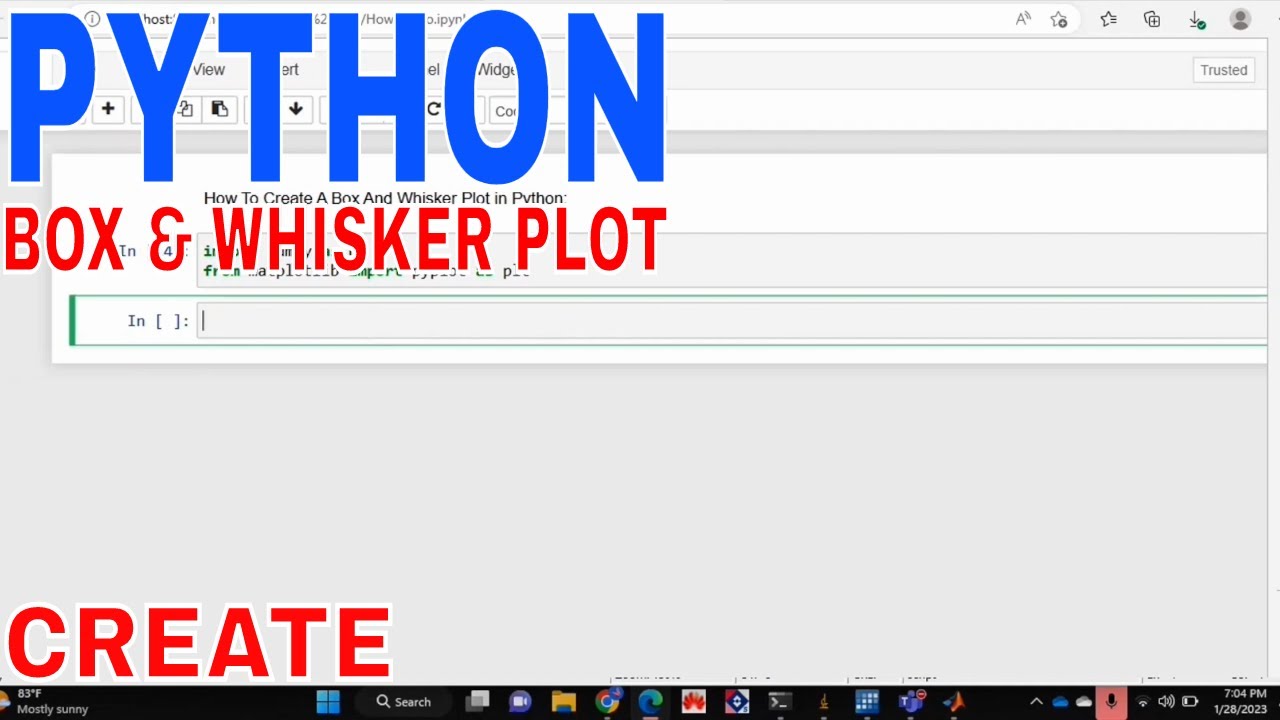 ✅ How To Create A Box And Whisker Plot In Python 🔴