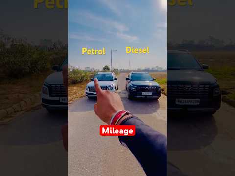 Hyundai Venue Mileage in Petrol / in Diesel #venue #shorts