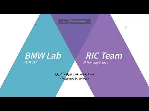 [Training course] xApp Introduction (O-RAN Software Community)