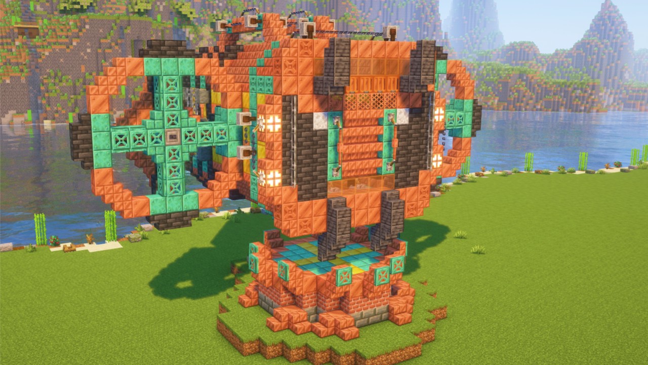 How to build Steampunk Bee Drone - Minecraft Tutorial