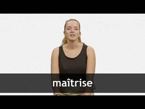 English Translation of “MAÎTRISE” | Collins French-English Dictionary