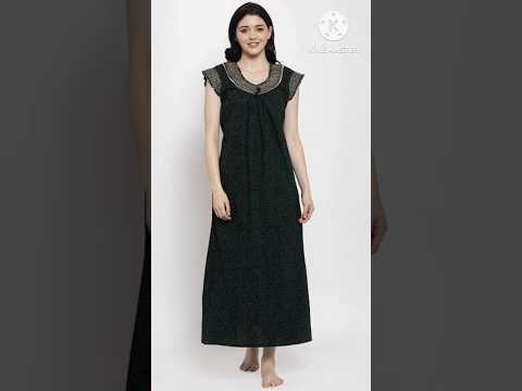 Cotten nighty collection of women / fancy nighty design /new design nighty @Girlstyle