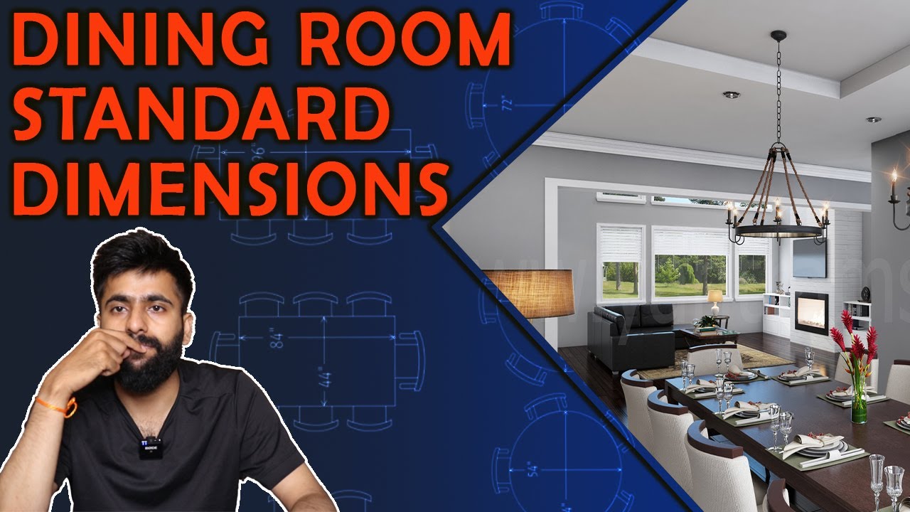 Dinning Room Standard Dimensions In Interior Design