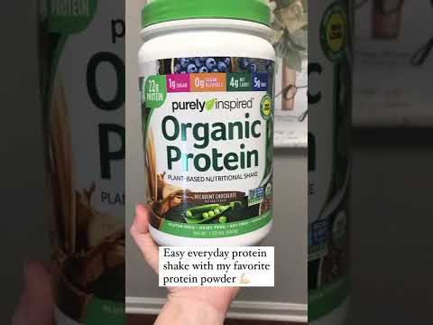 Fitness Friday Organic Protein Shake! #Shorts